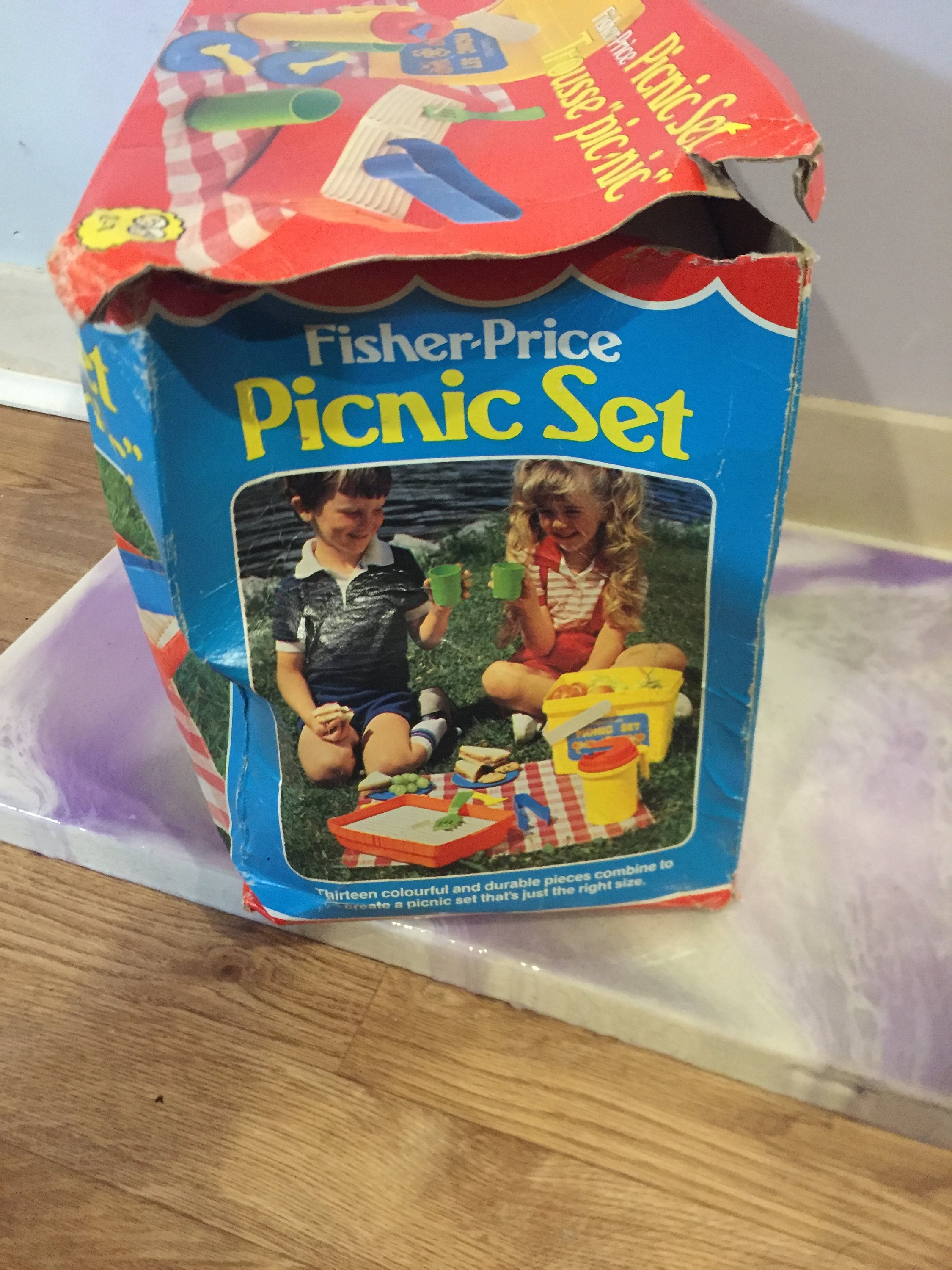 Vintage 1984 Fisher Price Fun With Food Picnic Set Complete - Etsy