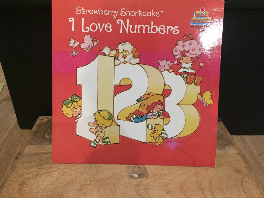 Vintage Record - Strawberry Shortcake - I Love Numbers - Rare Vintage ...
