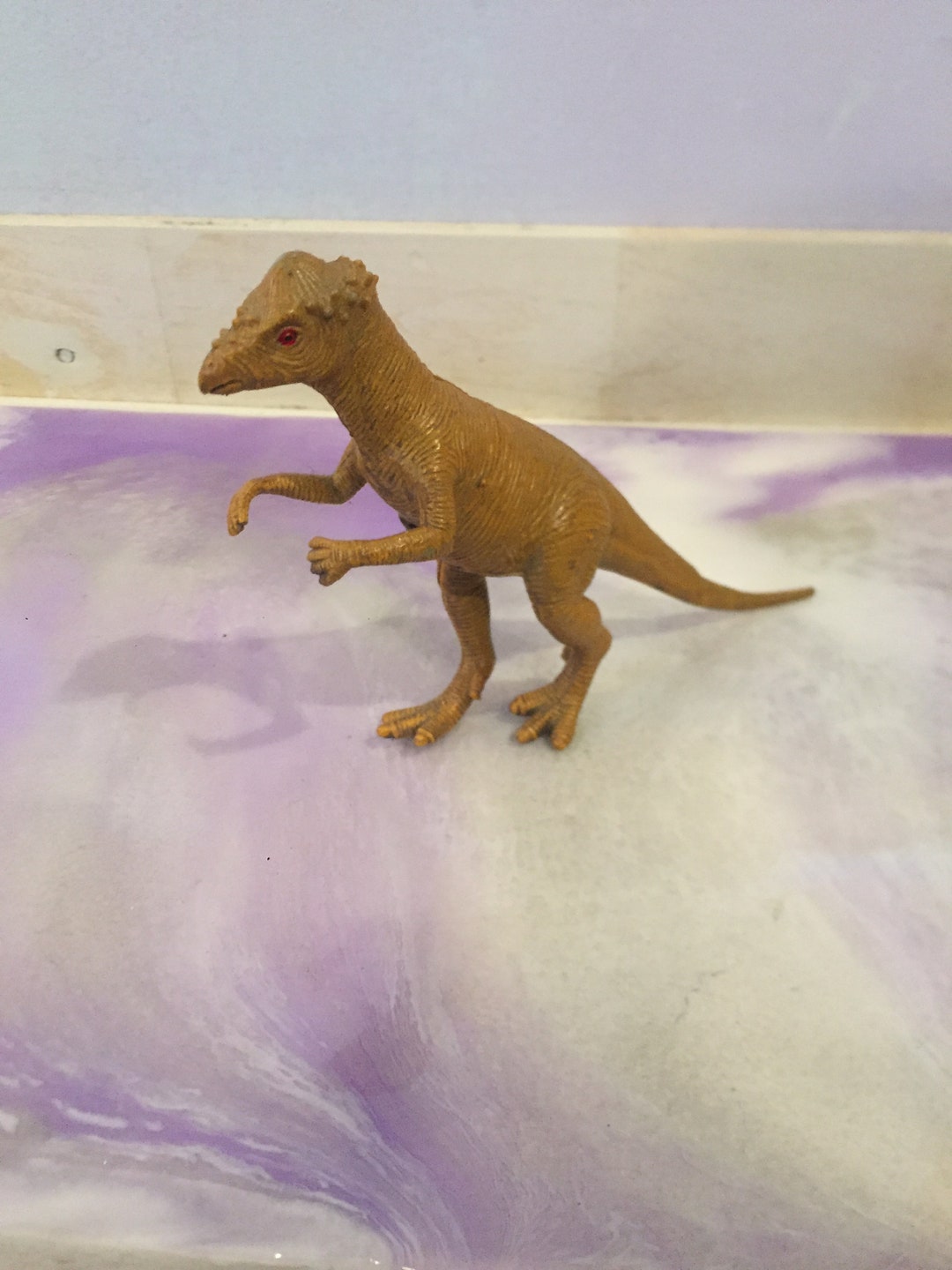 Vintage 1990s Pachycephalosaurus - Made in China Dinosaur Figure / Cake ...