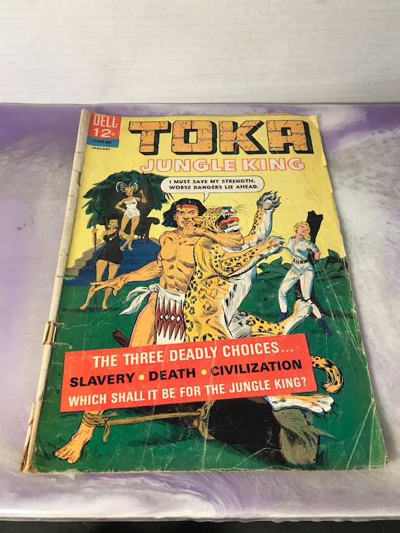 Vintage DELL Comics Toka Jungle King Retro 1950's Comic | Etsy