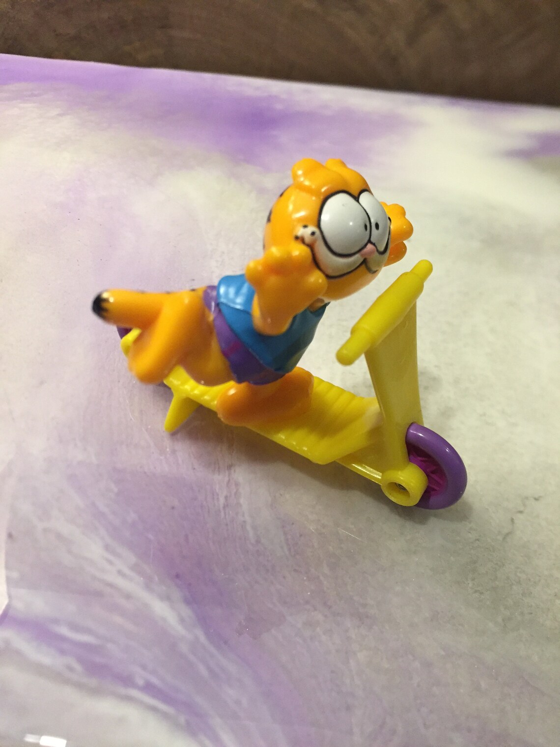 Vintage 1980's Garfield PVC Figure Scooter Complete Nostalgia MCDONALD ...