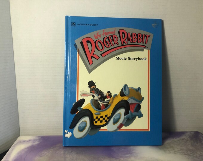 Vintage Golden Book Walt Disney's Who Framed Roger Rabbit Movie ...