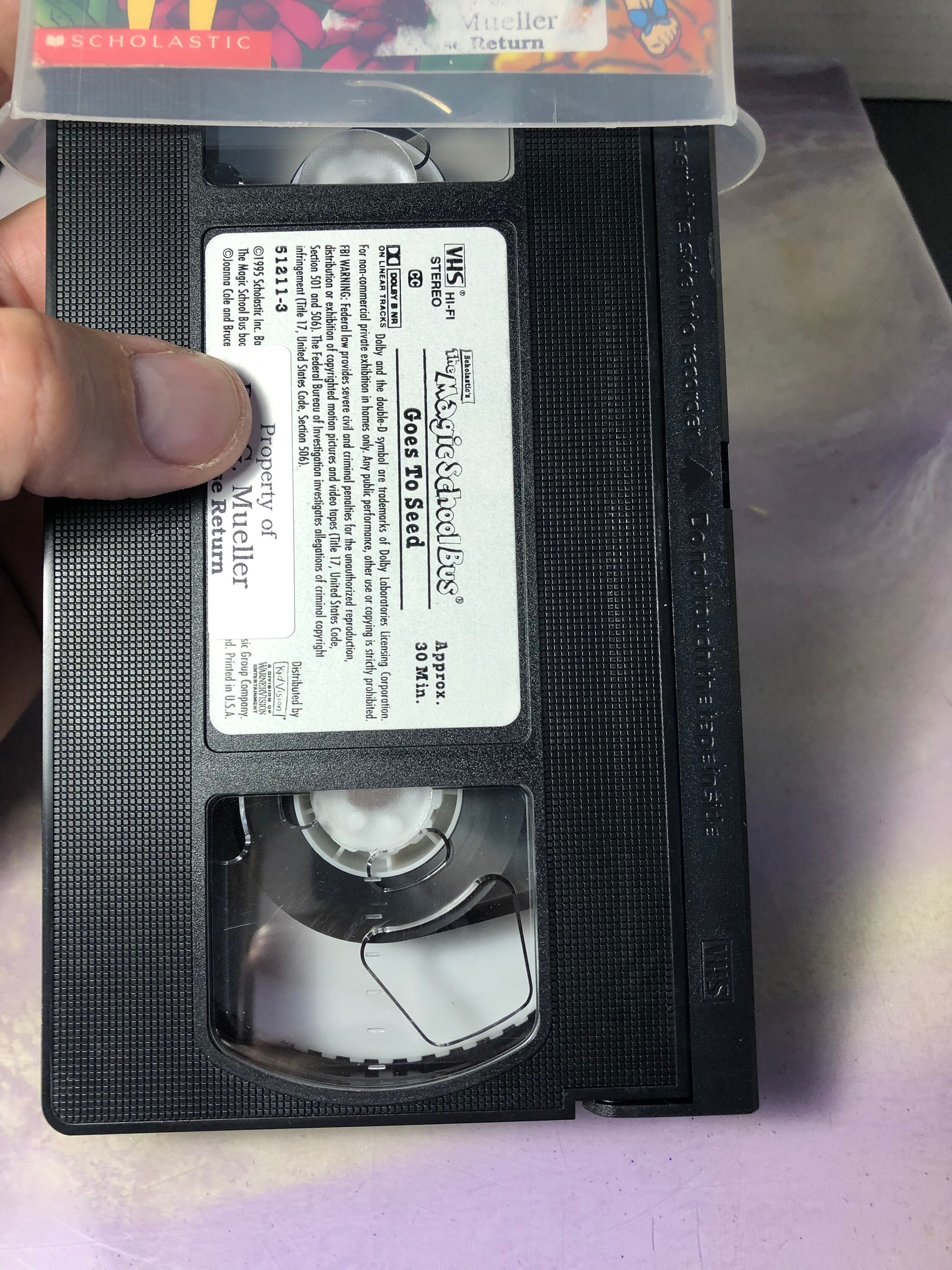 El Autobús Mágico Va A Seed Vhs Vintage Magic School Bus Goes To