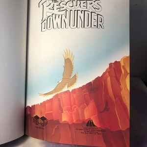 Walt Disney's Classic Series Rescuer's Down Under (HC 1990's ...