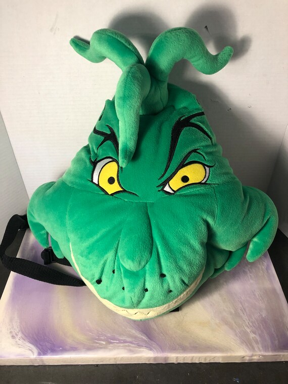 Vintage Dr Seuss How Grinch Stole Christmas Plush Backpack - Etsy