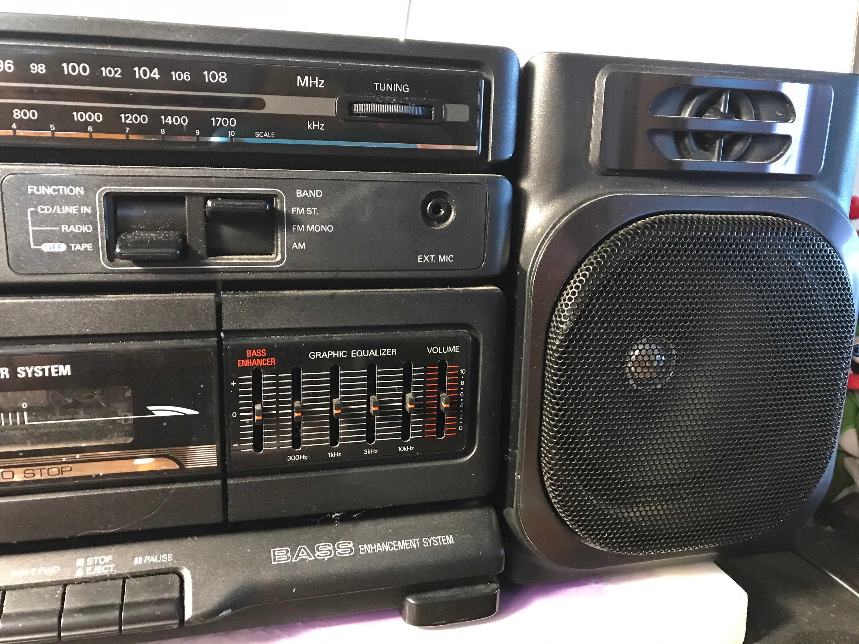 Vintage Sanyo Radio Ghetto Blaster Am / Fm Stereo Boombox - Etsy