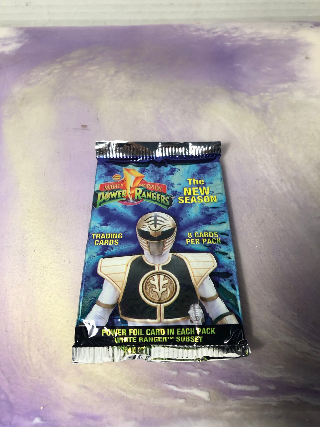 Vintage MMPR - Power Rangers Trading Cards 1990's SEALED PACK - Rare 90 ...