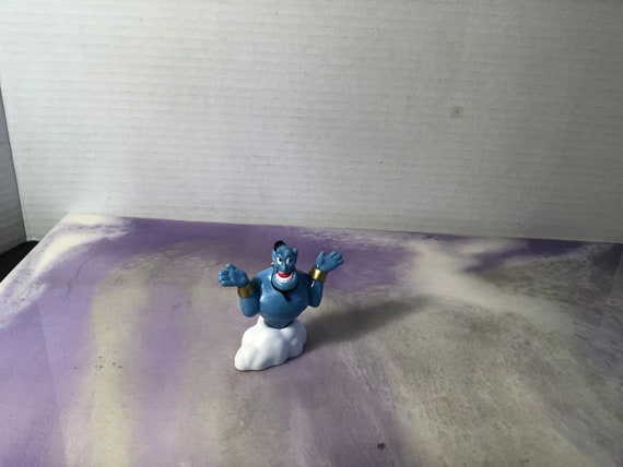 Vintage Disney Aladdin GENIE in Clouds PVC Cake Topper Rare - Etsy