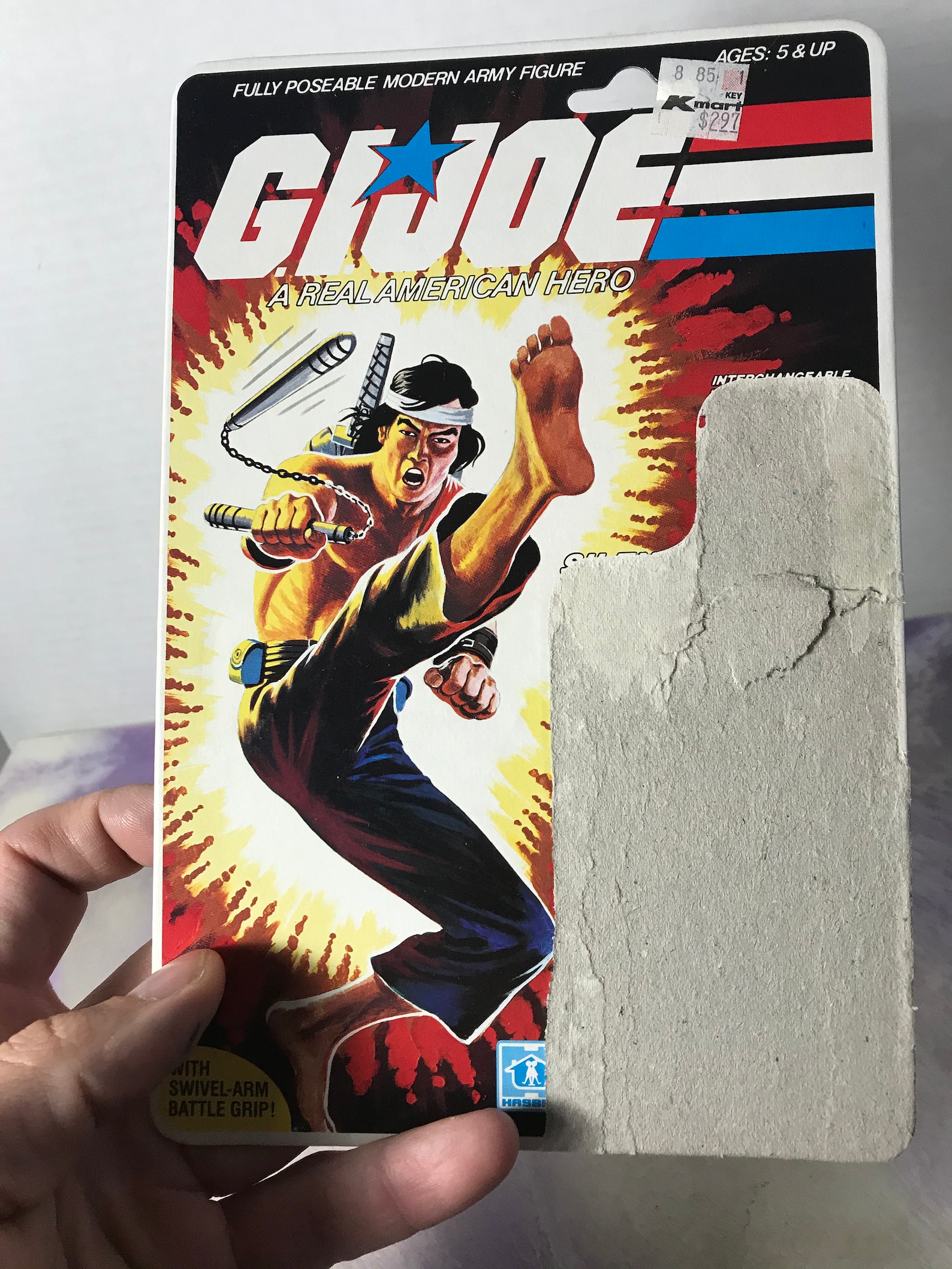 VINTAGE 1980's GI JOE Arah Quick Kick Cardback File Card - Etsy