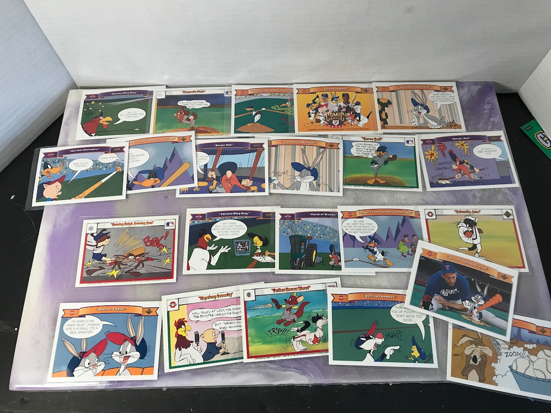 Vintage 1990 Upper Deck Looney Tunes Baseball Cards 20 Card Lot in ...