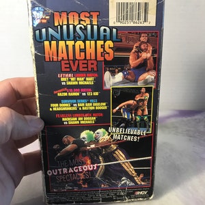 Vintage WWF Most Unusual Matches Ever Home Video 1990's WWE - Rare ...