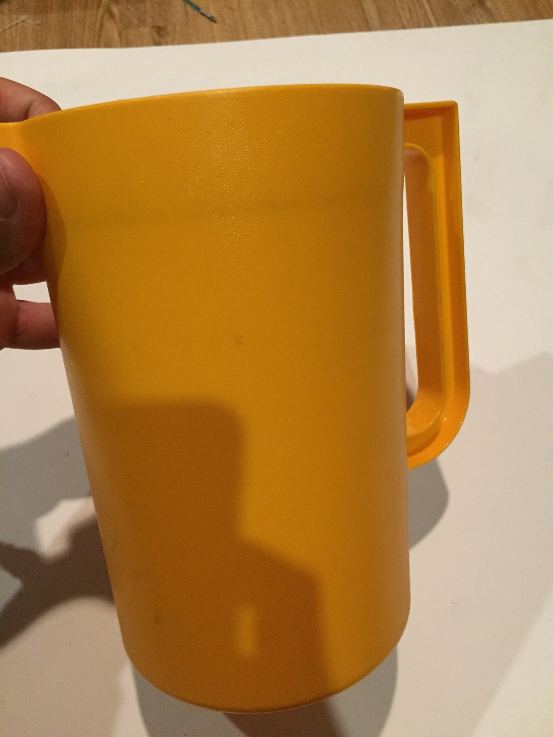 Vintage Tupperware Large Yellow Serving Pitcher Rare Vintage - Etsy