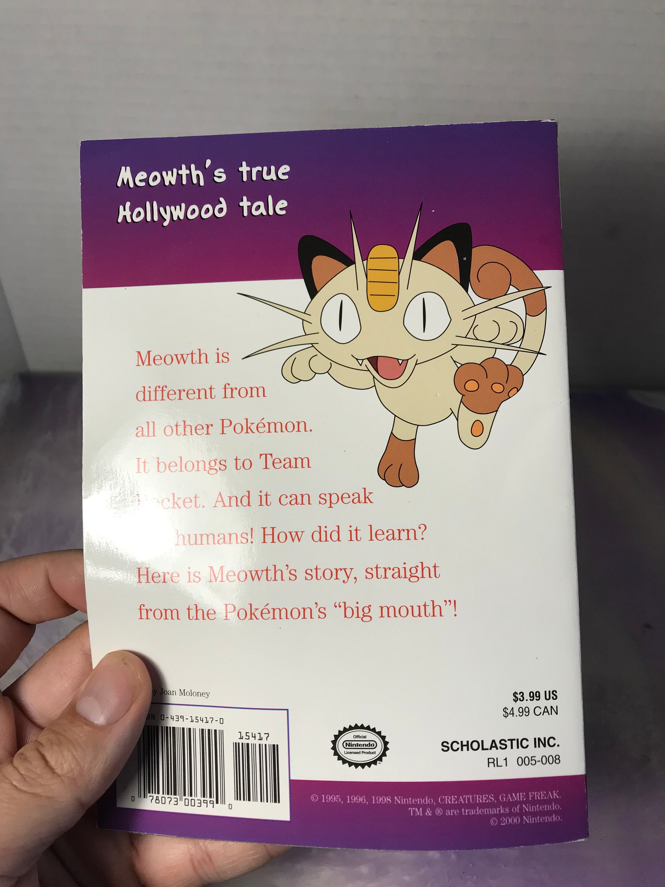 Vintage Pokemon Junior Book 2 Meowth's Big Mouth - Etsy