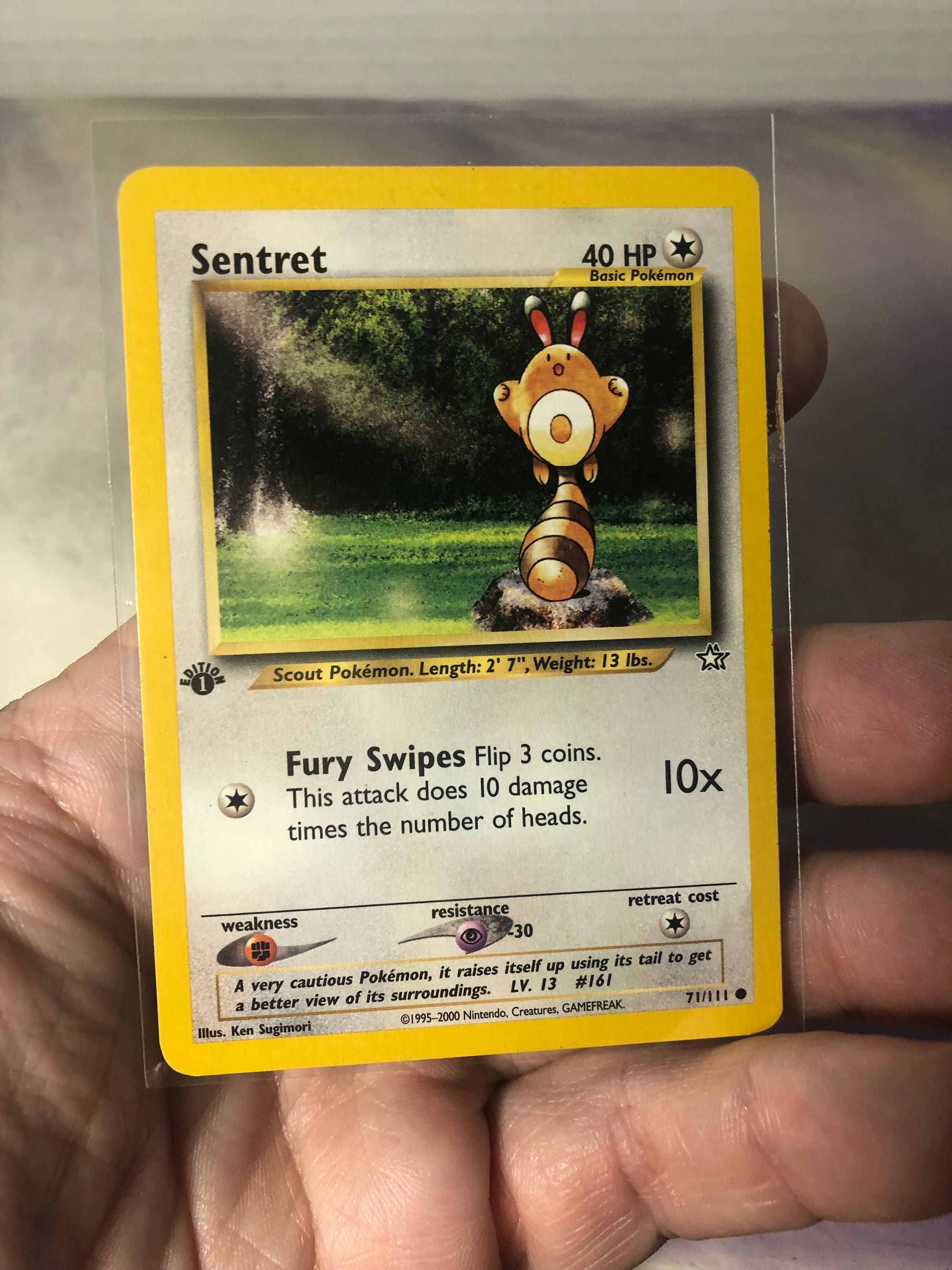 Sentret Pokemon Card
