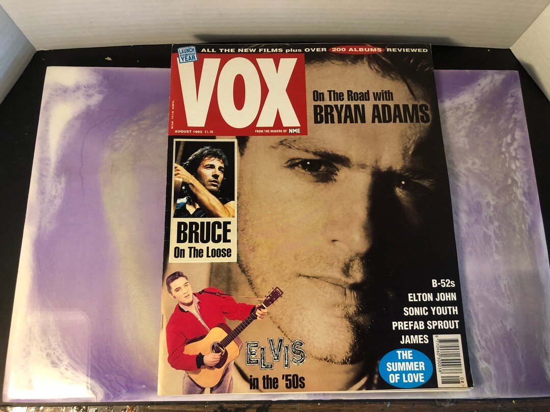Vintage VOX Magazine August 1992 ISSUE - Awesome Vintage 90's Music ...