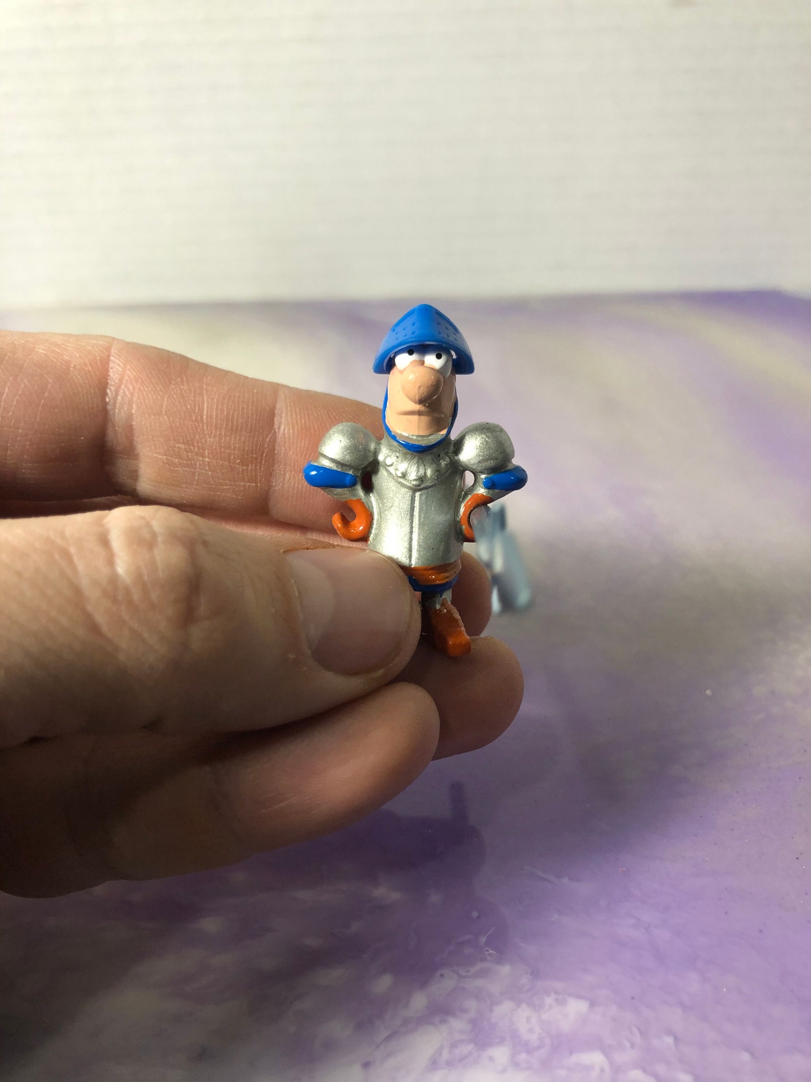 Vintage Cartoon Knight PVC Figure / Cake Topper Nostalgia - Knights ...