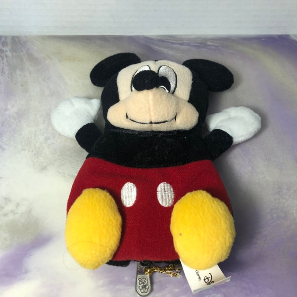 Mickey Mouse Plush Keychain - Etsy