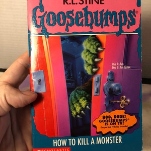 Vintage How to Kill a Monster goosebumps by R.L. Stine paperback Book ...