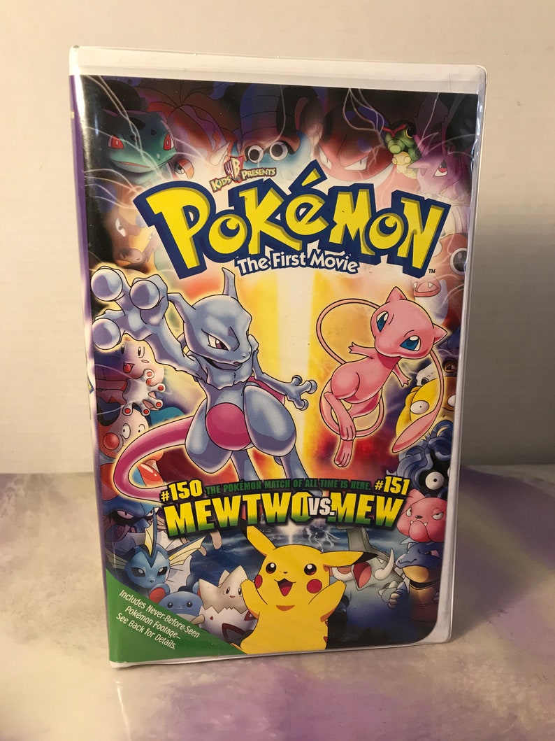 Vintage Pokemon the First Movie VHS Cassette Tape Vintage - Etsy