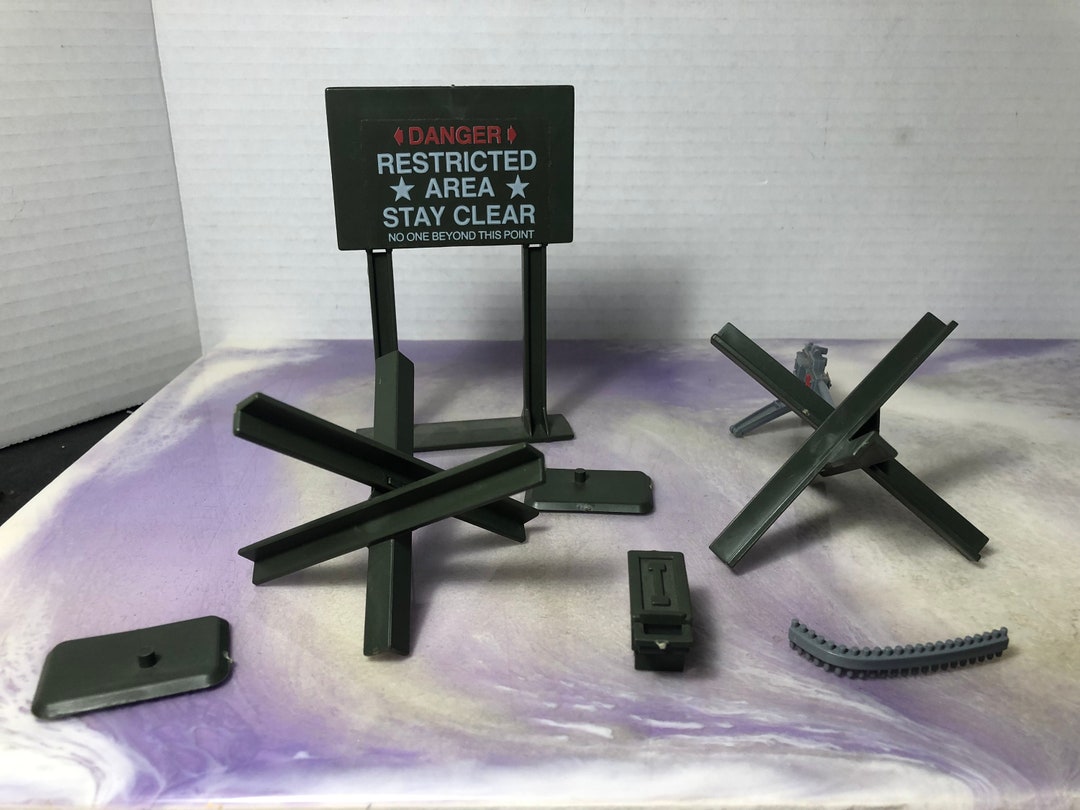 Vintage G.I. Joe ARAH 1985 GI Joe Machine Gun Defense Unit- Awesome ...