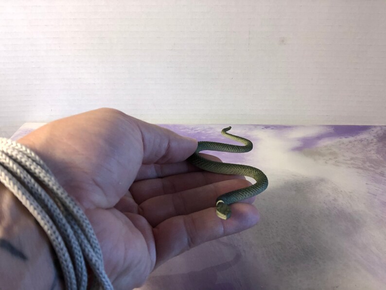 Vintage Made in China Rubber Toy Rubber Small Green Snake | Etsy