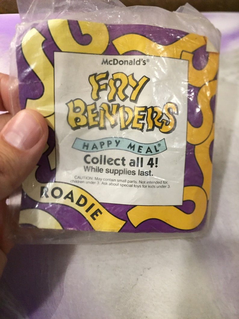 Fry Benders ROADIE Complete Mcdonald's Happy Meal Toy! 1990's - Rare ...