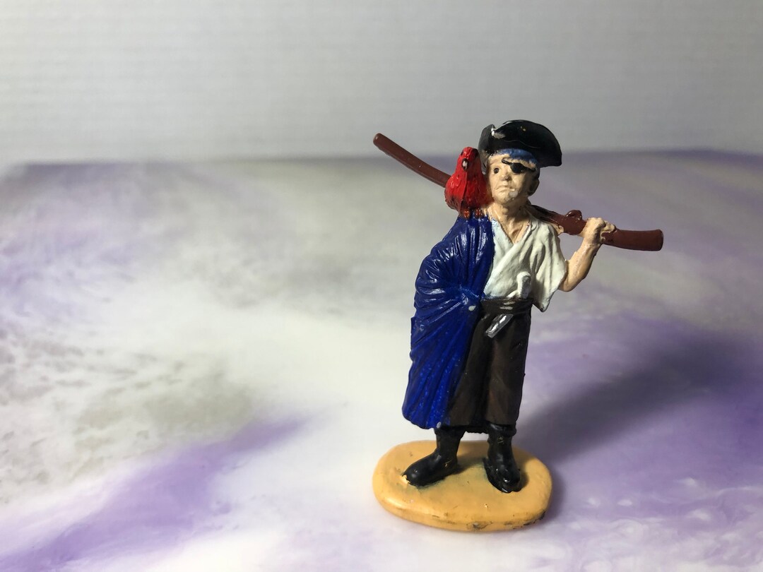 Vintage PVC Cake Topper Figure Figurine- Pirate Themed - Vintage Cool ...