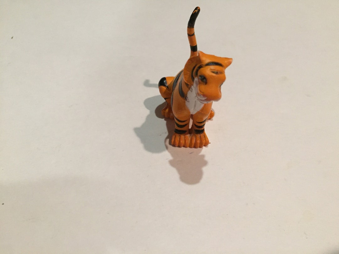 Vintage Disney Aladdin Baby Rajah the Tiger Figure PVC Cake Topper Rare ...
