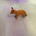 Vintage Fox Figurine Toy Rubber Fox Figure -rare Vintage Plastic 1980's ...