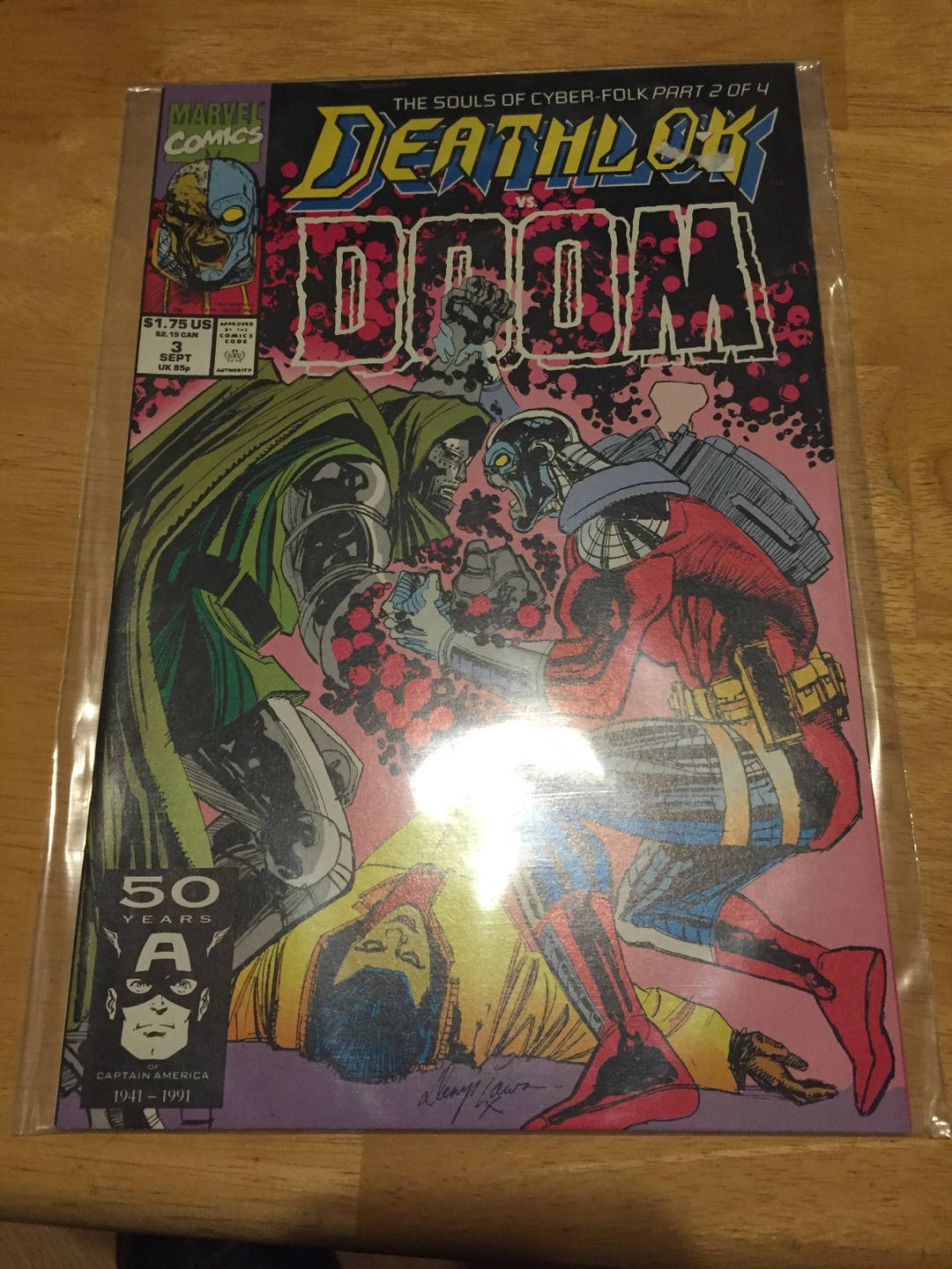 Vintage Marvel Comics Deathlok #3 Deathlok Vs Doom - Rare Vintage Comic ...