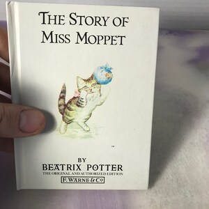 Vintage the Story of Miss Moppet - by Beatrix Potter - Children's Story ...