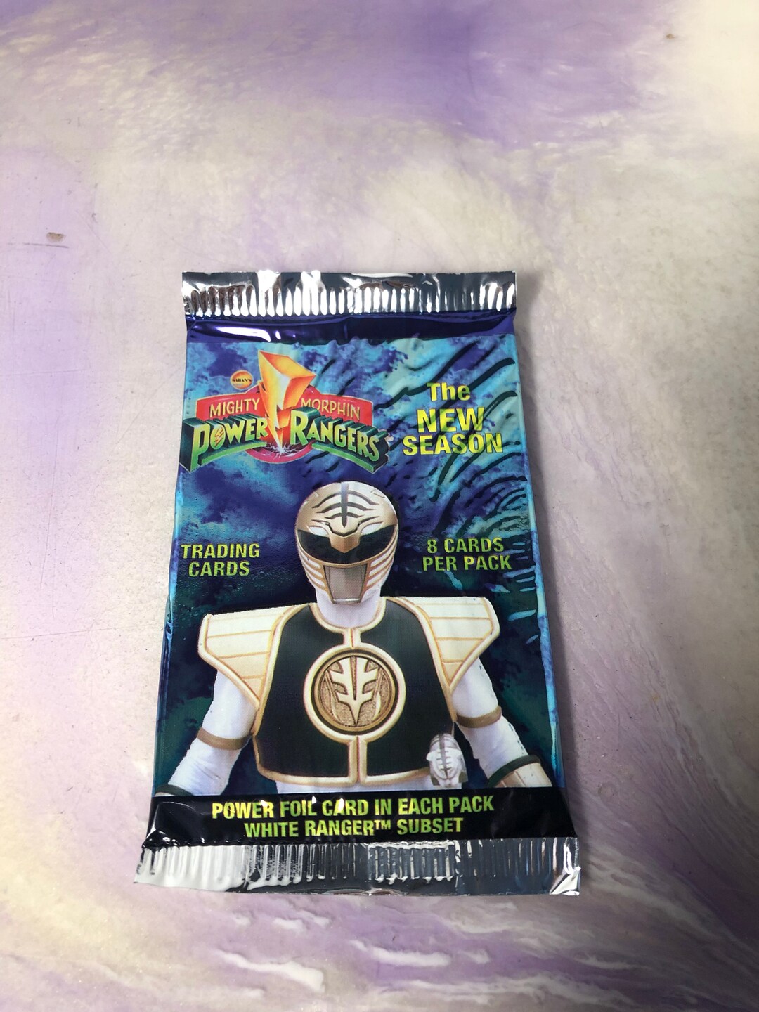Vintage MMPR Power Rangers Trading Cards 1990's SEALED PACK Rare 90's ...