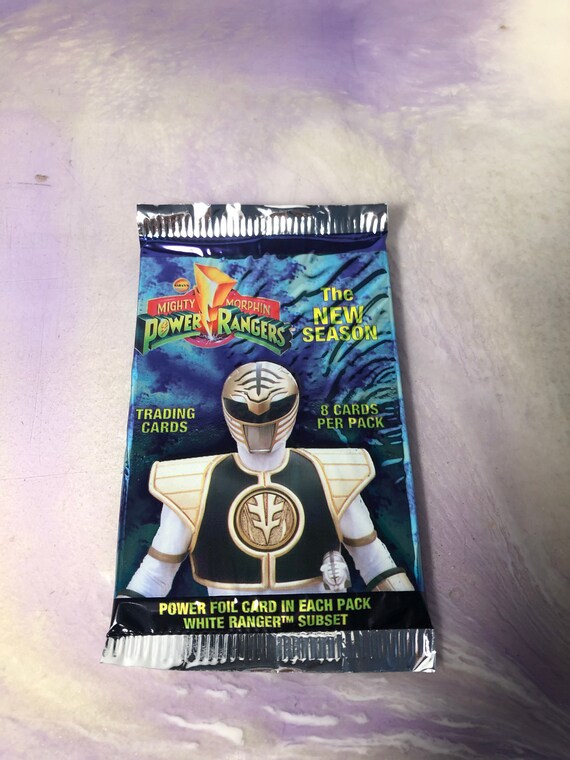 Vintage MMPR Power Rangers Trading Cards 1990's SEALED | Etsy