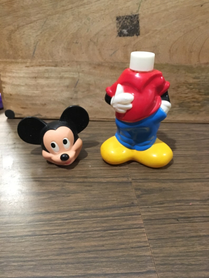 Vintage Walt Disney Mickey Mouse Empty Soaky Styled Bubble - Etsy