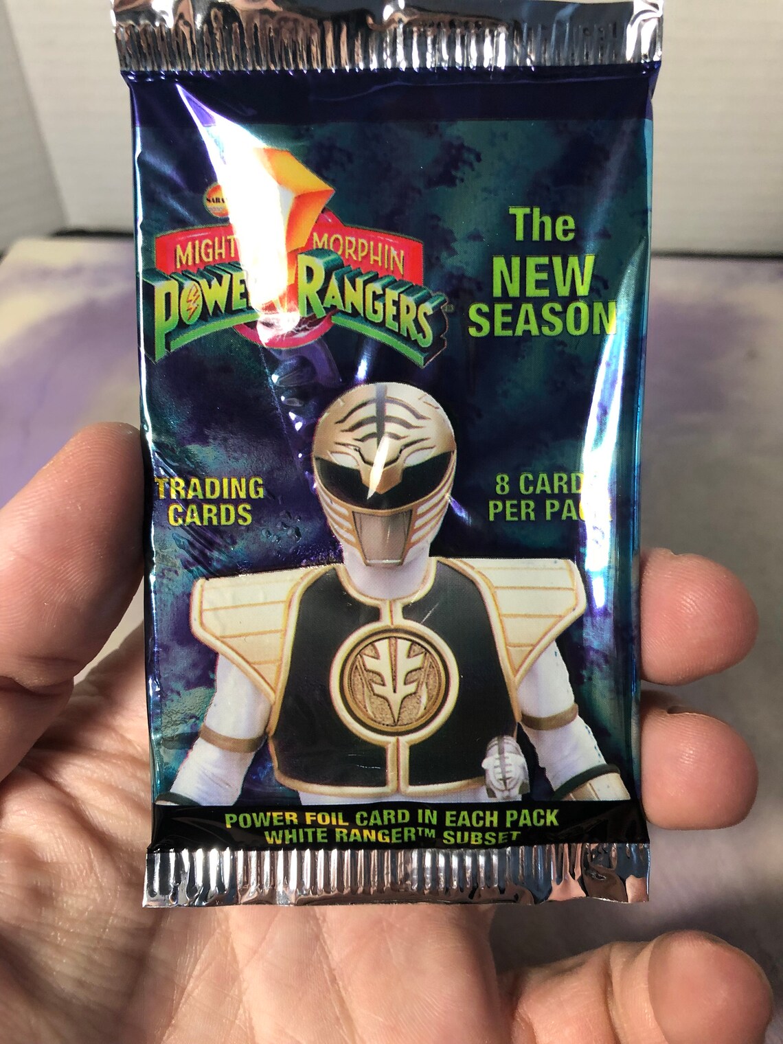 Vintage MMPR Power Rangers Trading Cards 1990's SEALED - Etsy