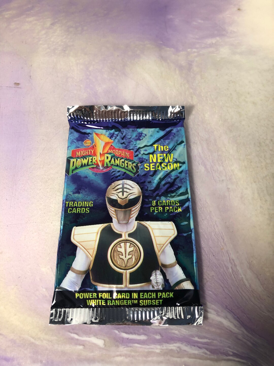 Vintage MMPR - Power Rangers Trading Cards 1990's SEALED PACK - Rare 90 ...