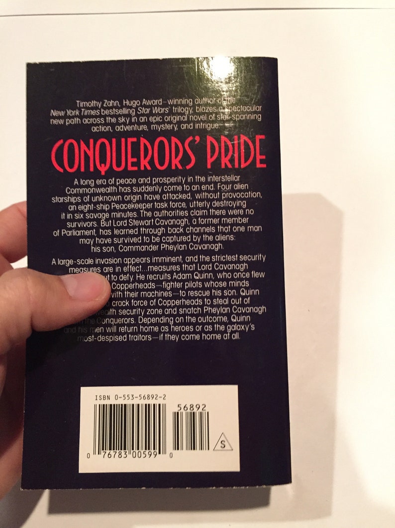 Vintage Softcover Novel Conquerors Pride (the Conquerors Saga, Book One ...