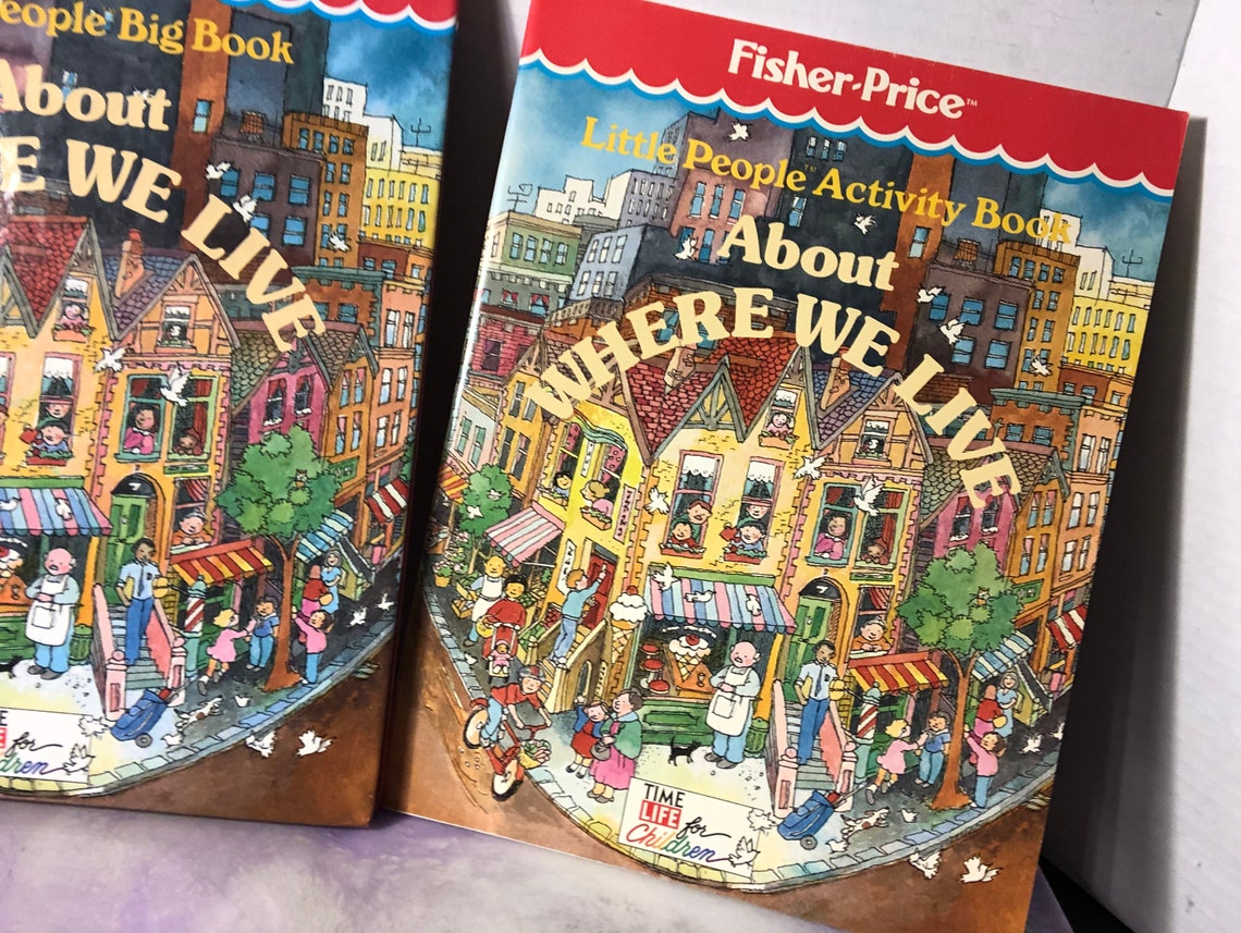 Vintage Fisher Price Little People - About Where We Live - Time Life ...