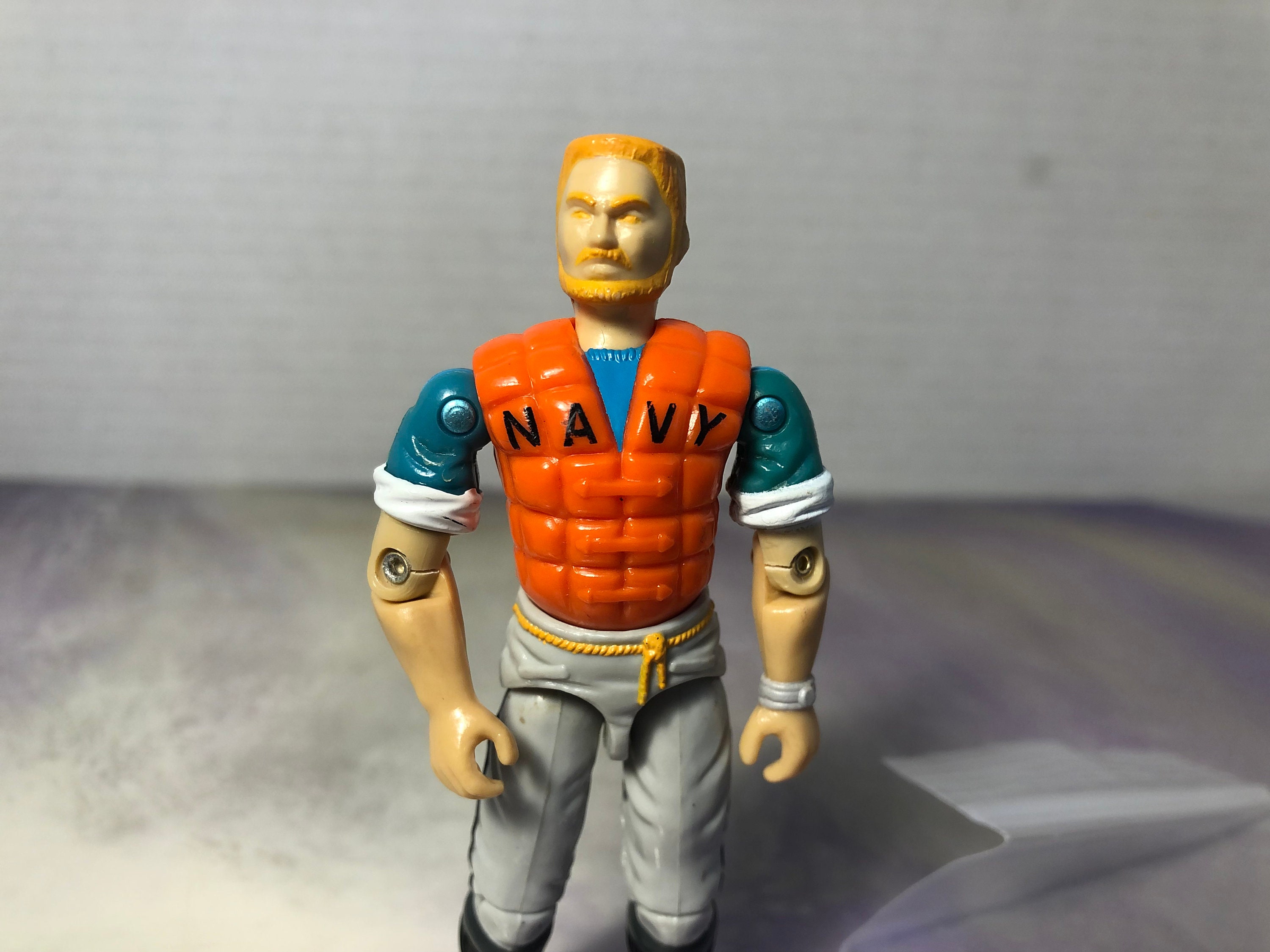 Vintage 1990 GI Joe Topside Navy Assault Seaman V1 Action - Etsy