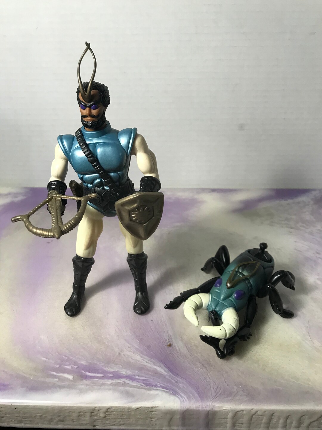 Vintage Coleco Sectaurs Mantor With Raplor Warriors of Symbion 80s ...