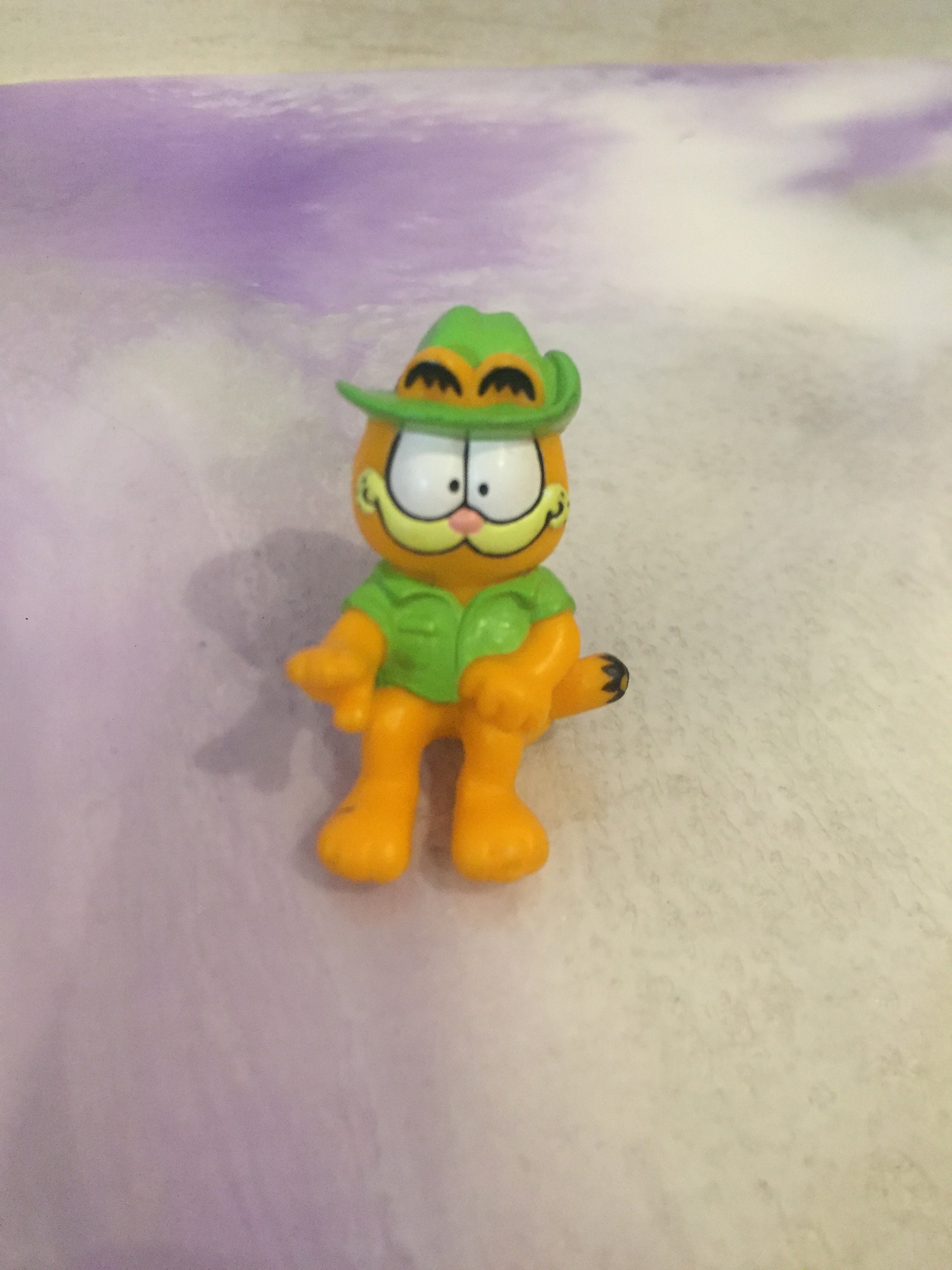 Vintage 1980's Garfield PVC Figure Safari Garfield - Etsy