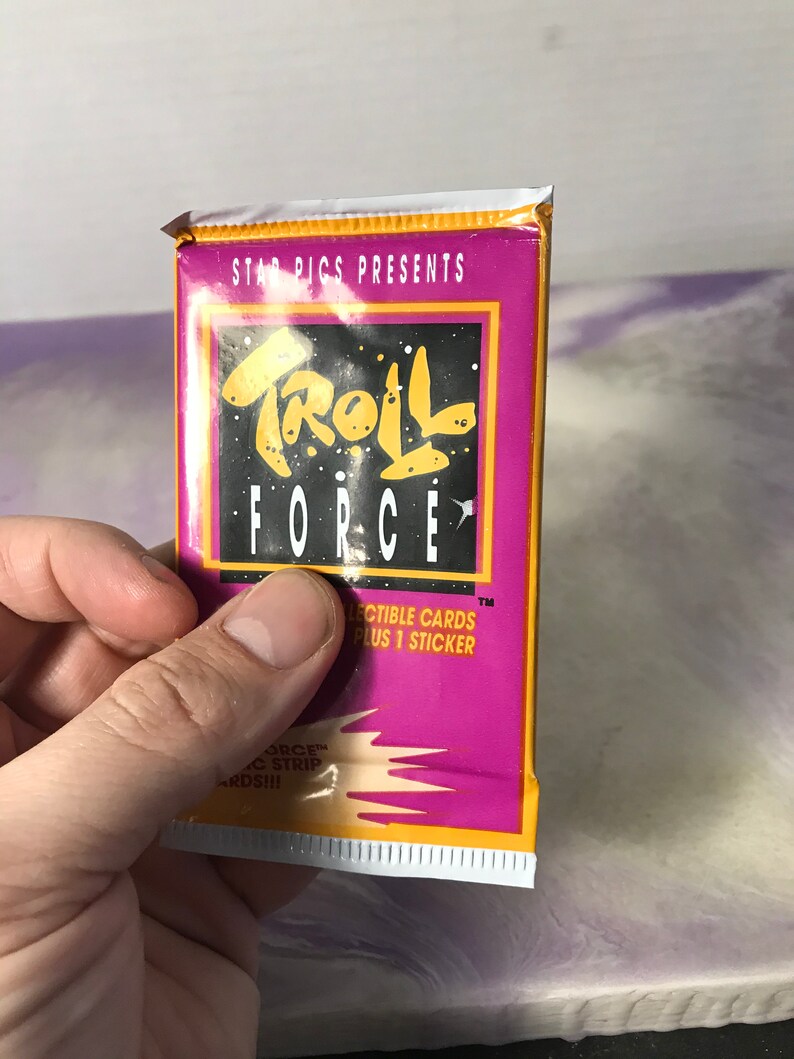 Vintage 1990's Troll Force Cartoon TV Show 1992 Trading - Etsy