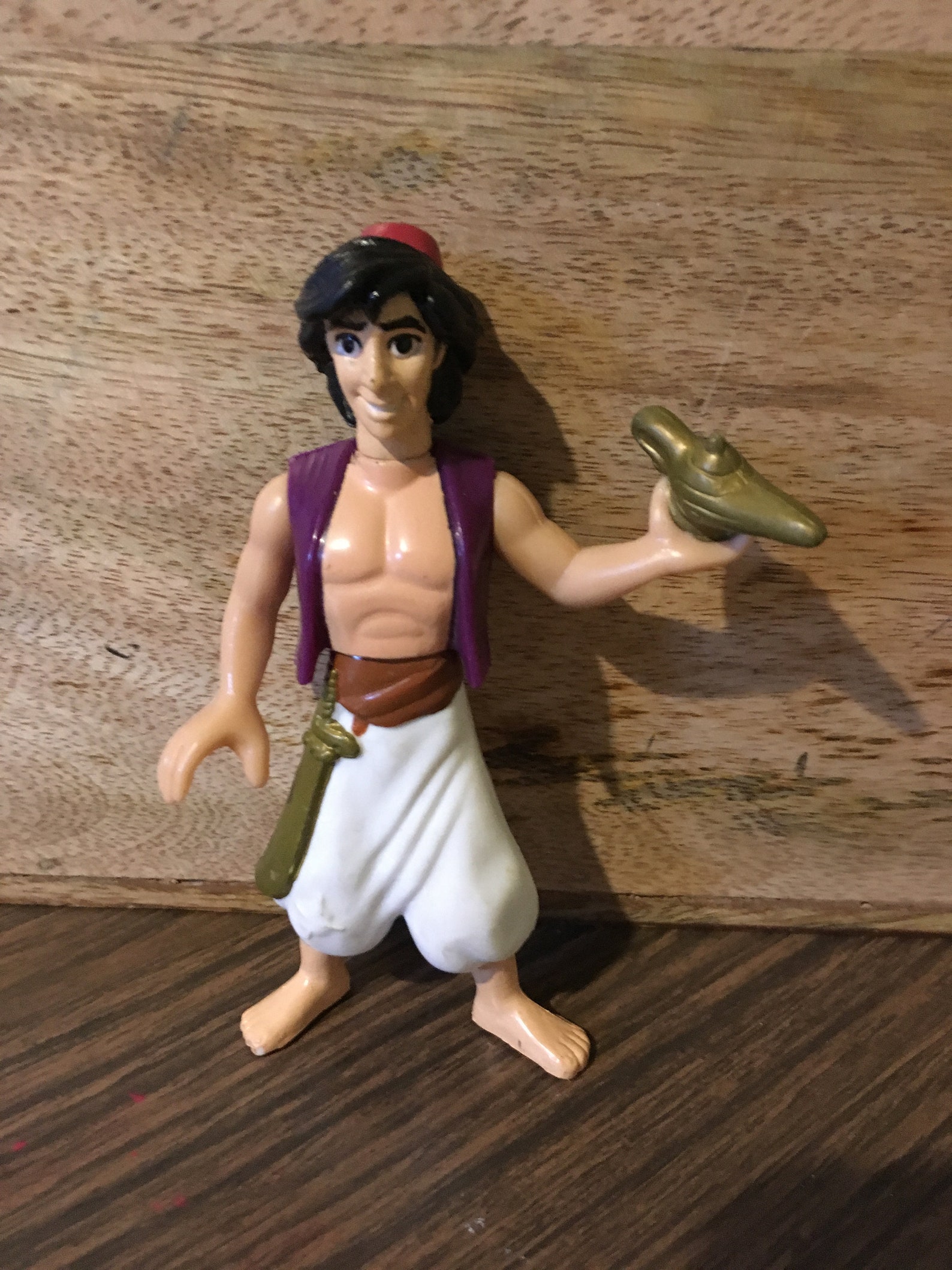 Vintage Disney's Aladdin Figure Aladdin and the Lamp - Etsy