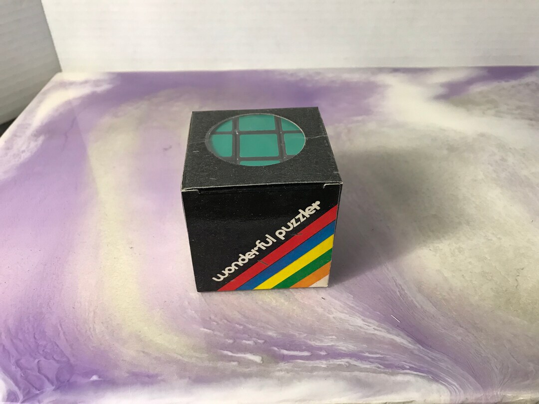 Vintage Wonderful Puzzler Brand Rubix Cube Style Toy Brand New in Box ...