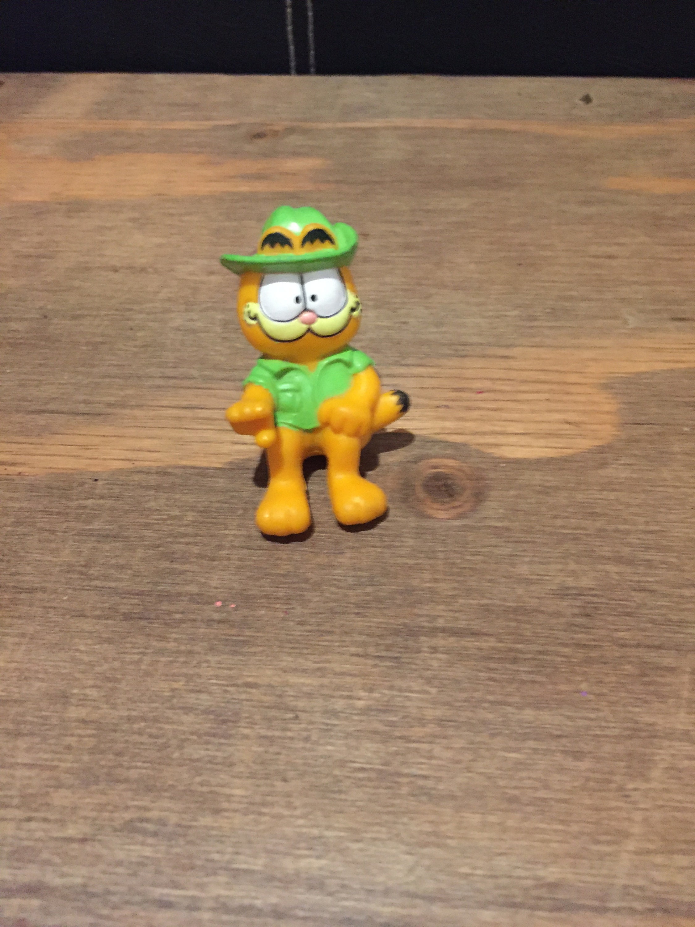 Vintage 1980 Garfield PVC Figura Safari Garfield | Etsy