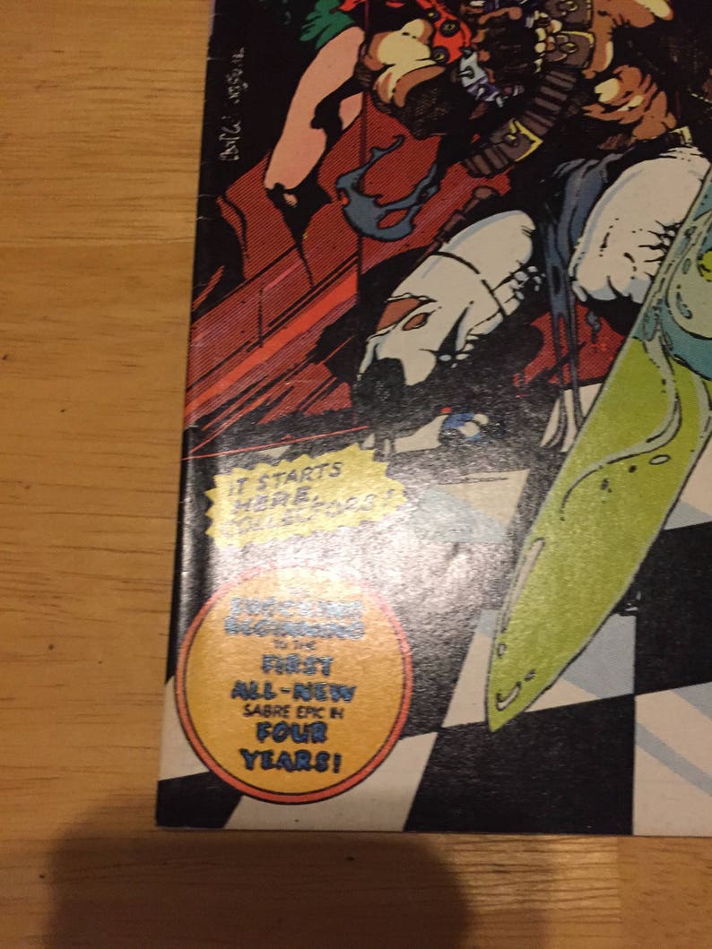 Eclipse Comics Sabre 3 1992 Vintage Rare Comic Book - Etsy