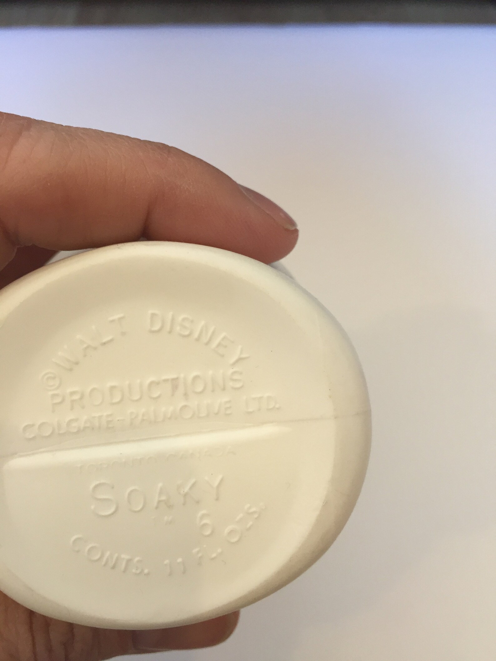 Vintage Walt Disney Donald Duck Colgate Palmolive Empty Soaky - Etsy