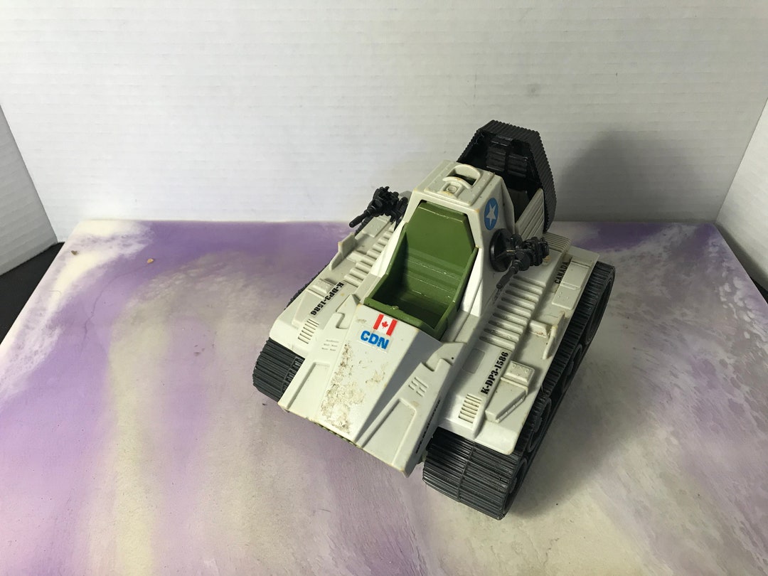Vintage GI Joe Sgt Slaughter Triple T Tank - Incomplete for Parts ...
