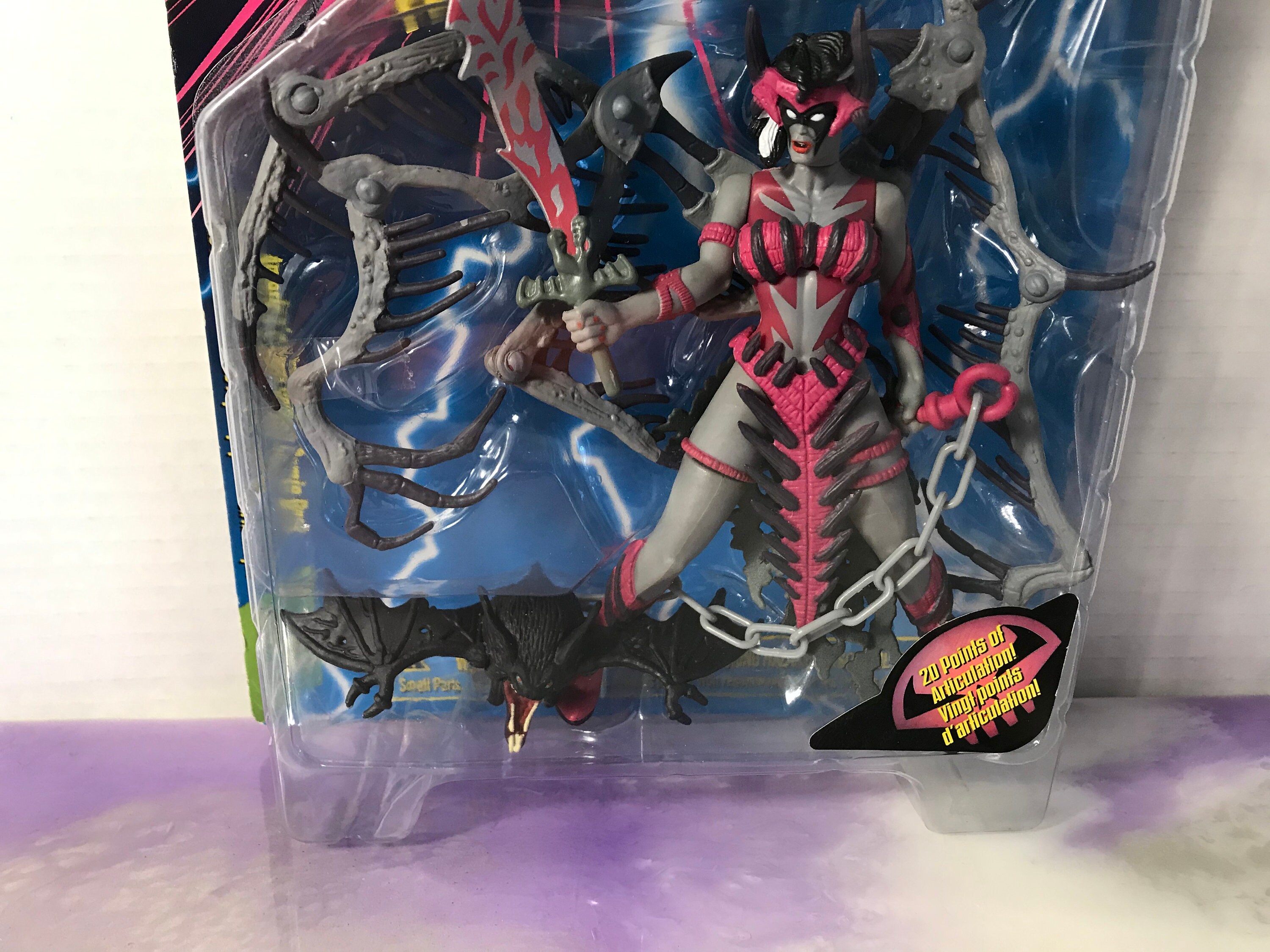 Vintage 1995 MOC Mcfarlane Toys Spawn WIDOW MAKER Action Figure ...
