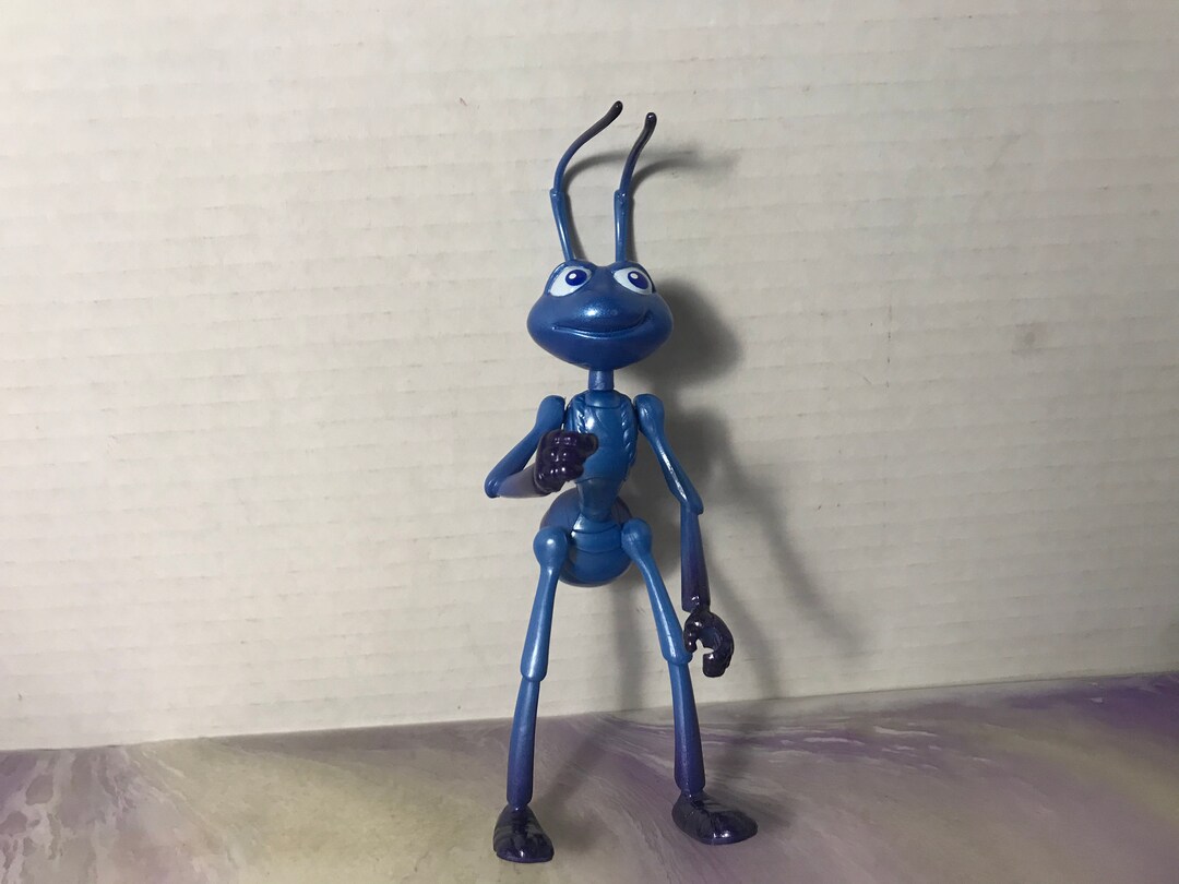Vintage A Bug's Life Flik 5 Inch Action Figure Toy Cake Topper Figure ...